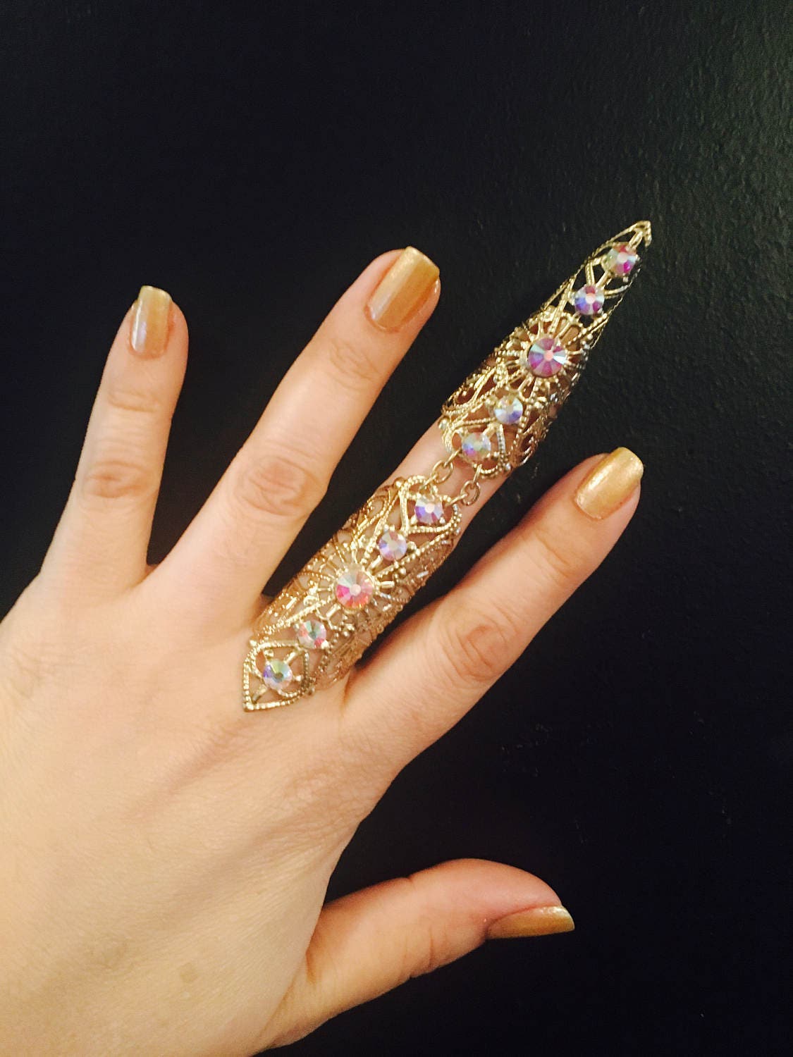 Full Finger Ringnail Guardclaw Ringfull Armor Ring Vintage - Etsy