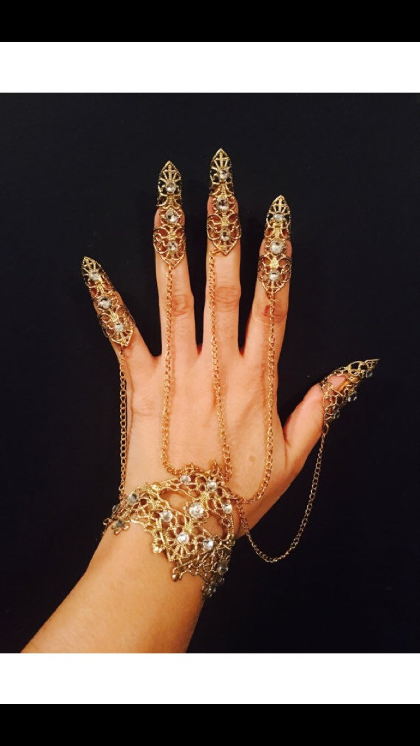 Vintage Inspired Claw Bracelet Claw Ring Bracelet Hand - Etsy