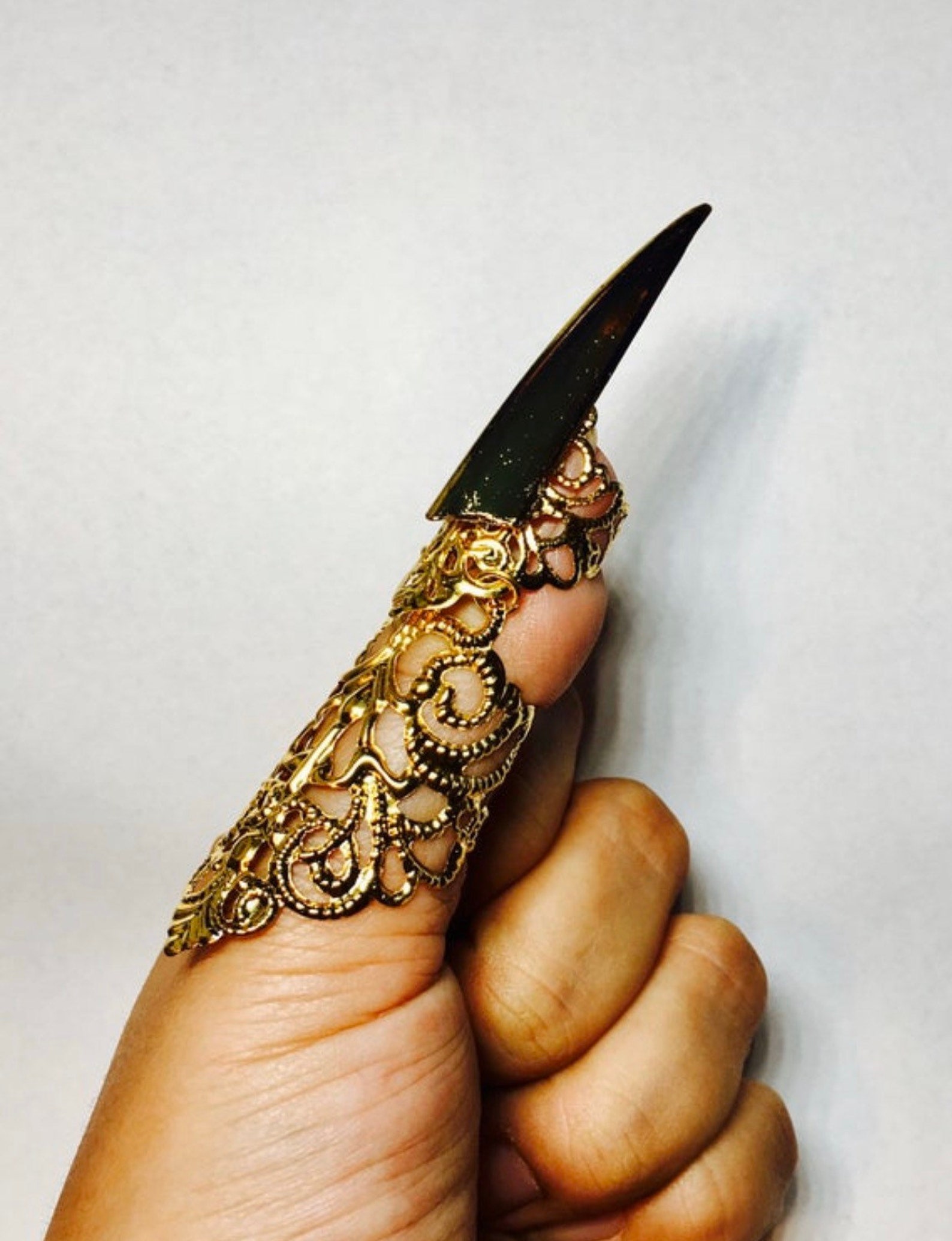 Thumb Armor Claw Ringshield Ringthumb Ringfiligree - Etsy