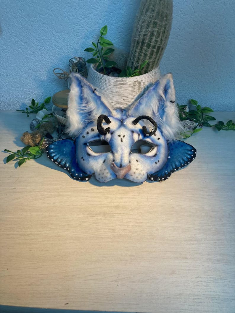 Butterfly Cat Mask - Etsy Australia