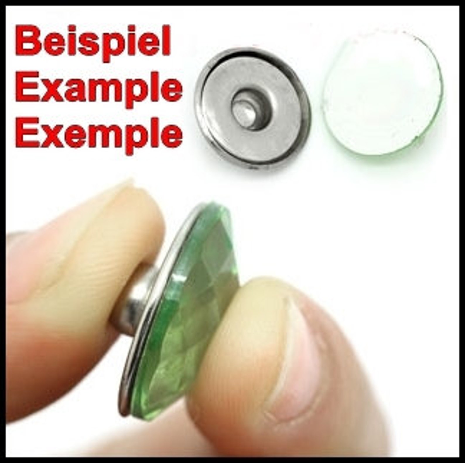 10 X Tchunk Snap Buttons Round Silver Tone CH16 - Etsy