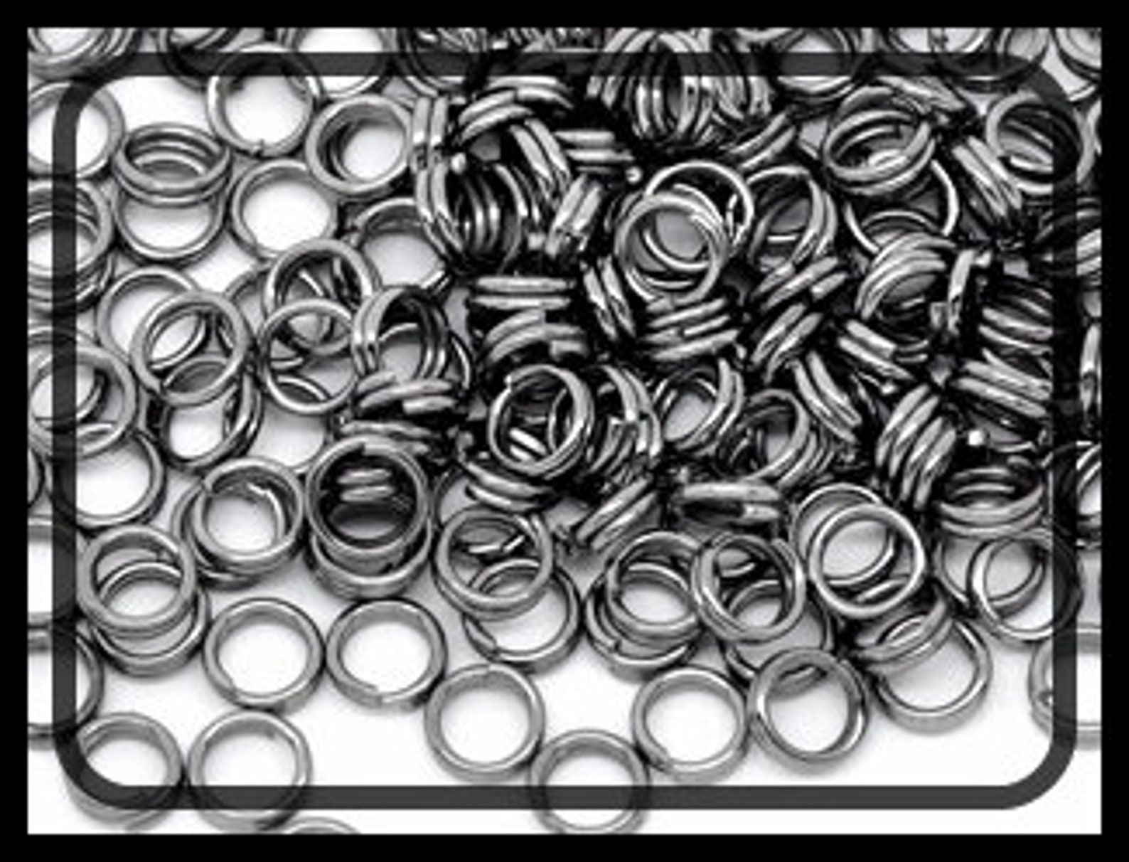 50x, 100x or 200x Black Split Rings 4 Mm - R702S - Etsy