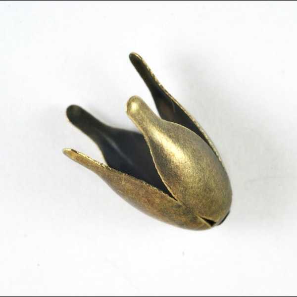 Tulip Bead Caps - Etsy