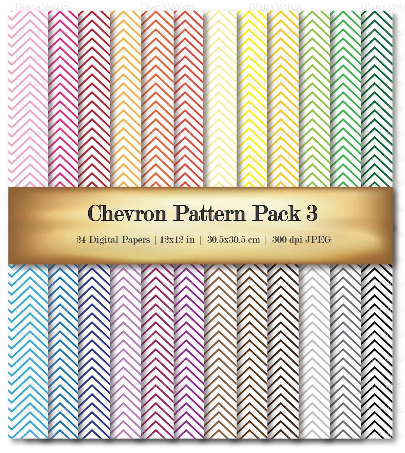 Scrapbooking Chevron Digital Paper Chevron Digital Paper Zig Zag ...