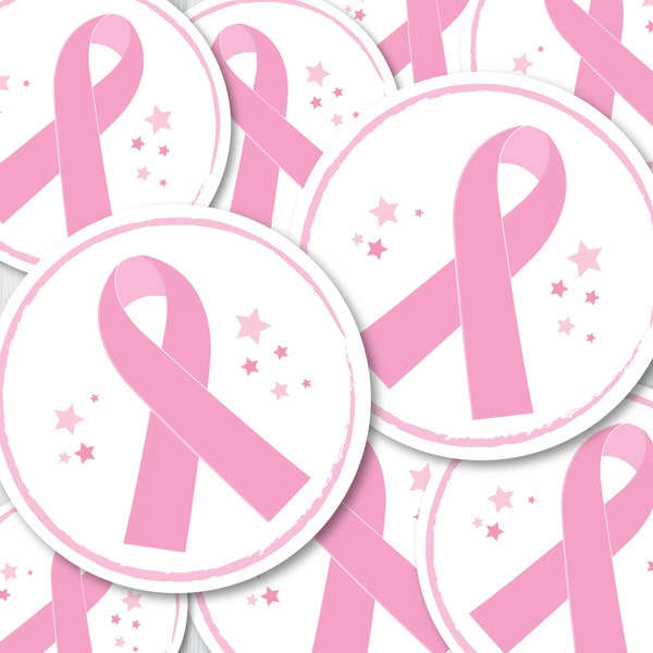 Breast Cancer Awareness Stickers - Etsy