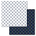 Navy Blue and Gold Digital Seamless Pattern Pack - Digital Backgrounds ...