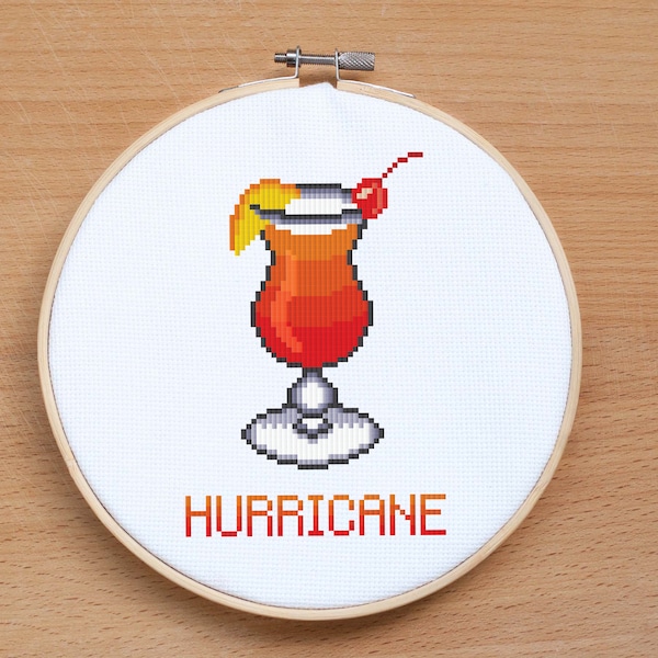 Hurricane Cross Stitch - Etsy