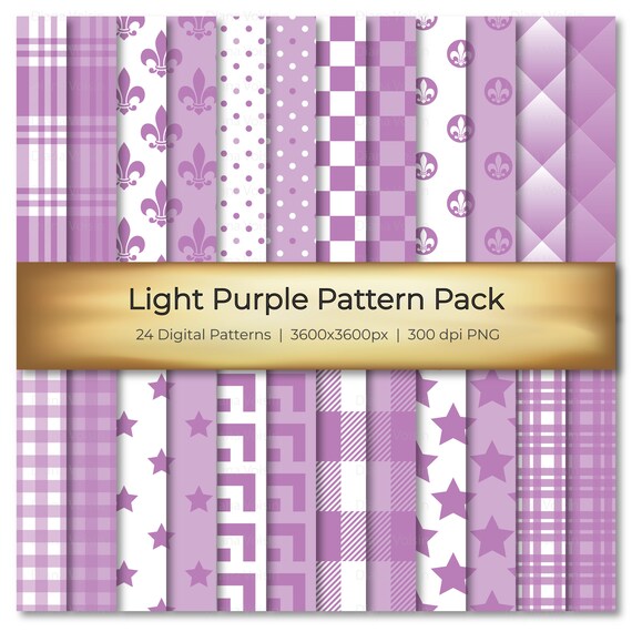 Light Purple Scrapbook Paper