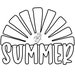 Summer Sun; Digital Template; Sunshine; Summer - Etsy