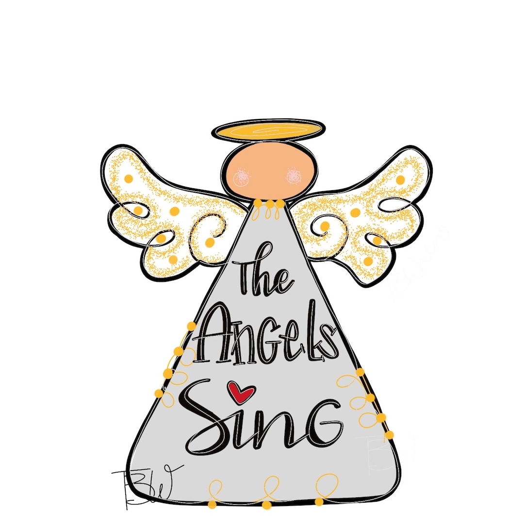 Angels Sing DIGITAL TEMPLATE. No Physical Item is Included With This ...