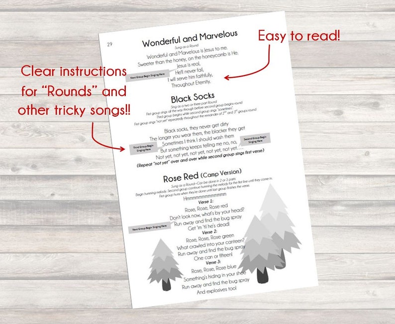 Girls Camp Songbook LDS***DIGITAL PDF*** - Etsy
