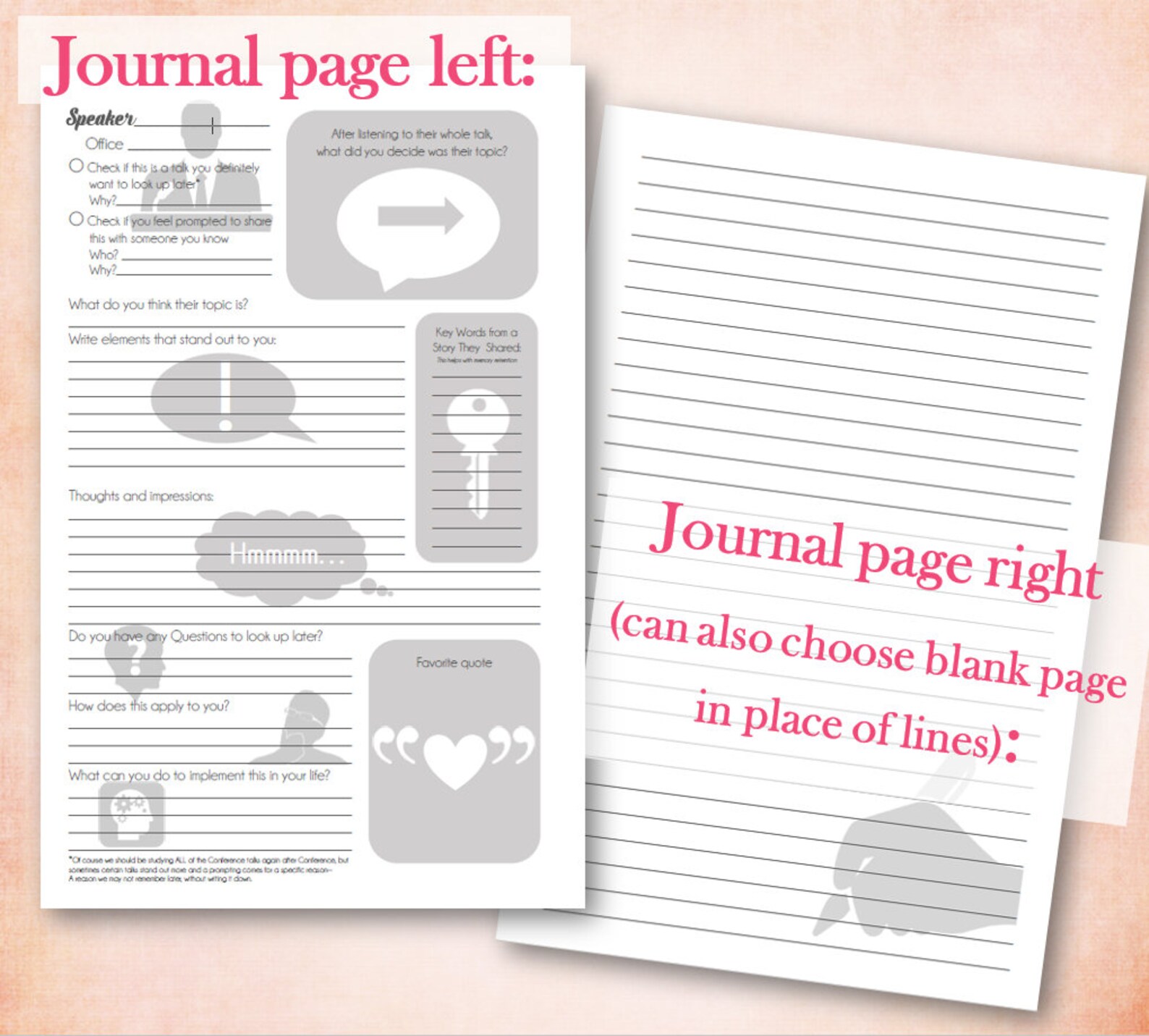 LDS General Conference Study Journal PDF Instant Download - Etsy