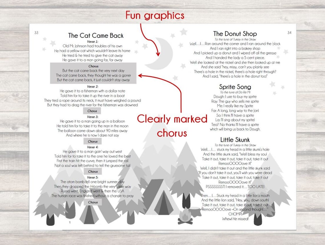 Girls Camp Songbook LDS***DIGITAL PDF*** - Etsy