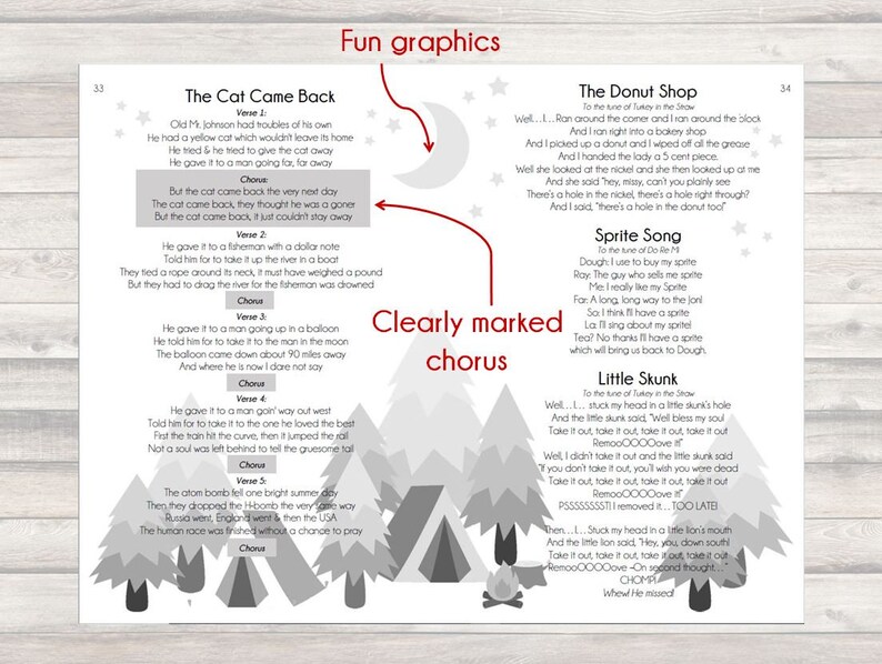 Girls Camp Songbook LDS***DIGITAL PDF*** - Etsy