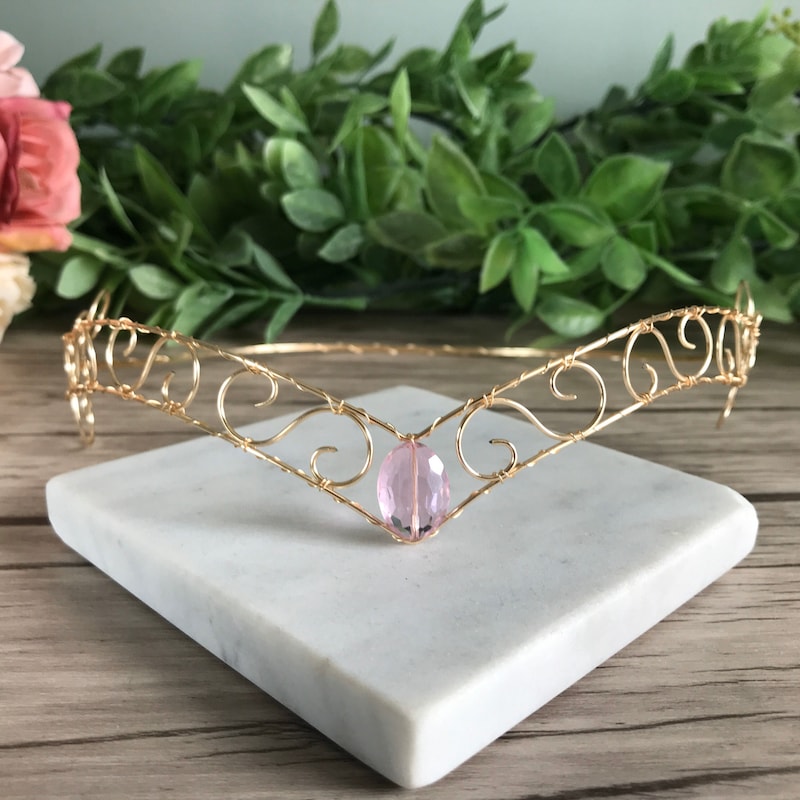 Pink Tiara - Etsy