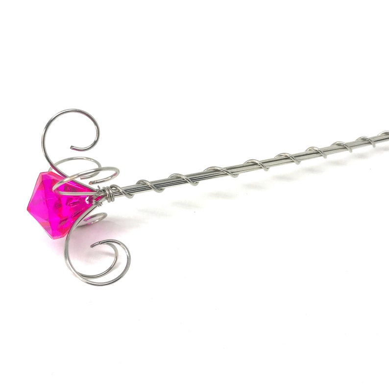 Fairy Wand Princess Scepter Pink Jewel Crystal Little - Etsy Canada