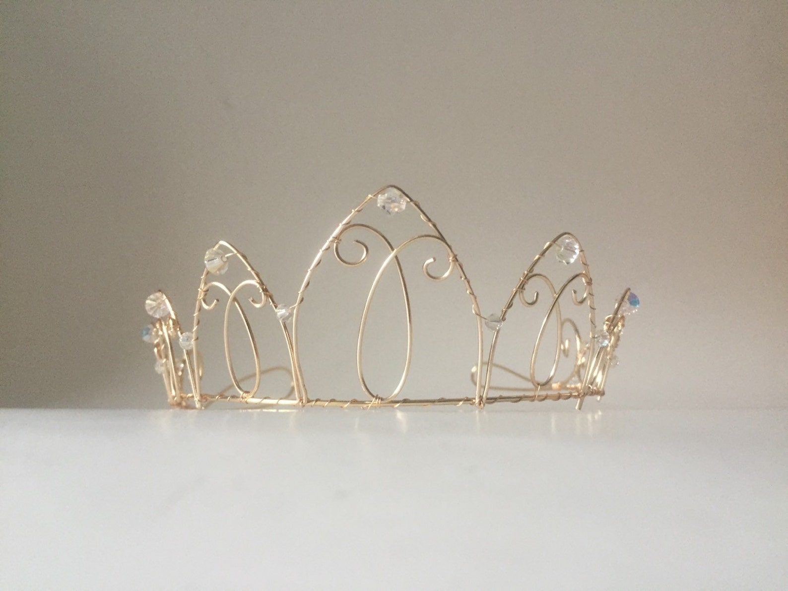 Princess Tiara Bridal Crown Wedding Tiara Clear Crystal - Etsy Canada