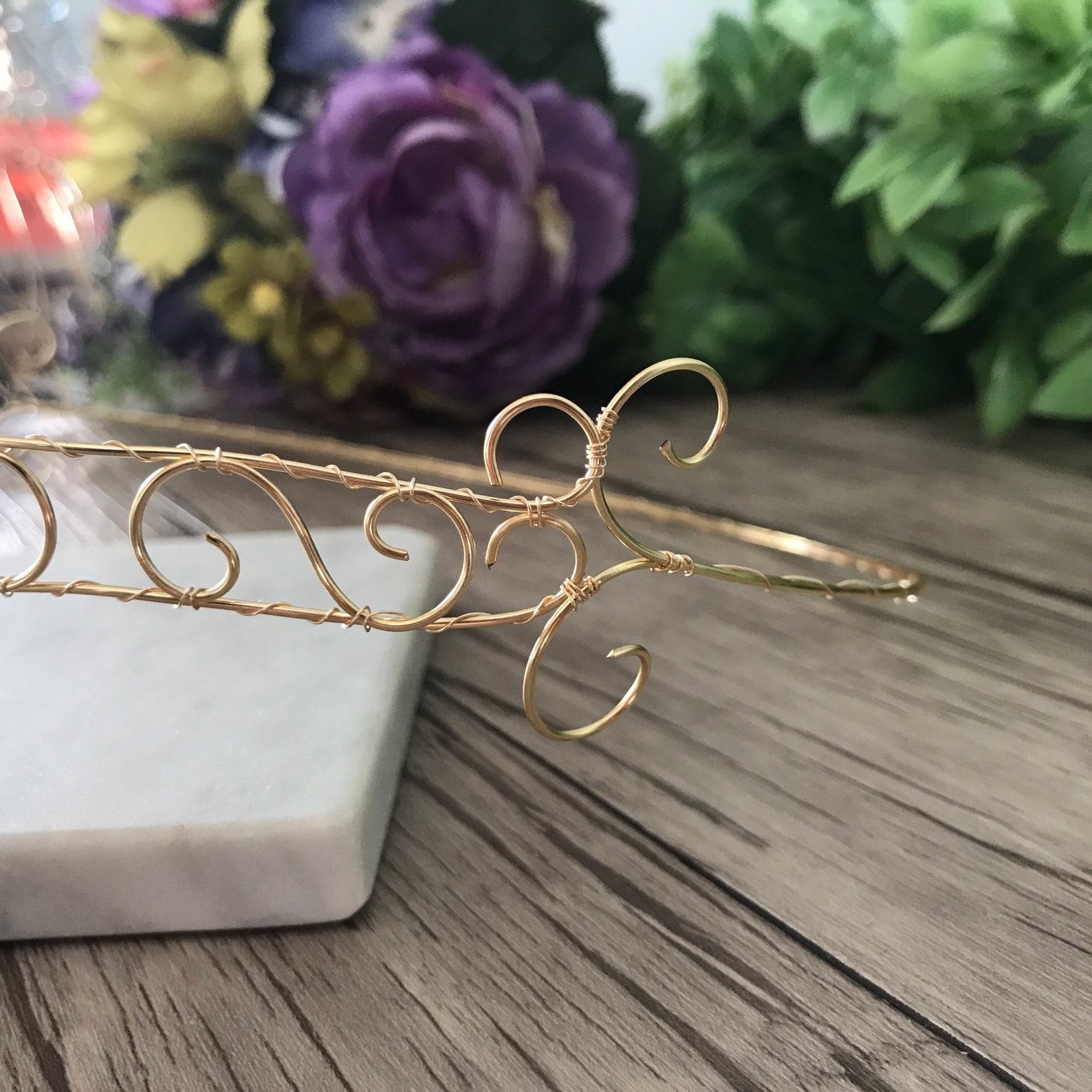 Emerald Crystal Forehead Tiara Jewel Crown Elven Circlet - Etsy