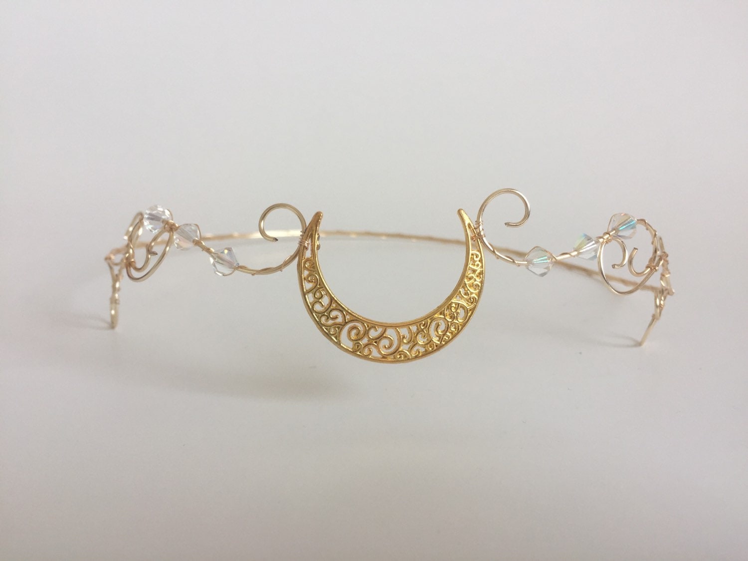 Moon Circlet Moon Princess Tiara Crescent Crown Moon Crown - Etsy Canada