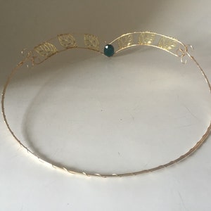 Gold Leaf Forehead Crown - Etsy