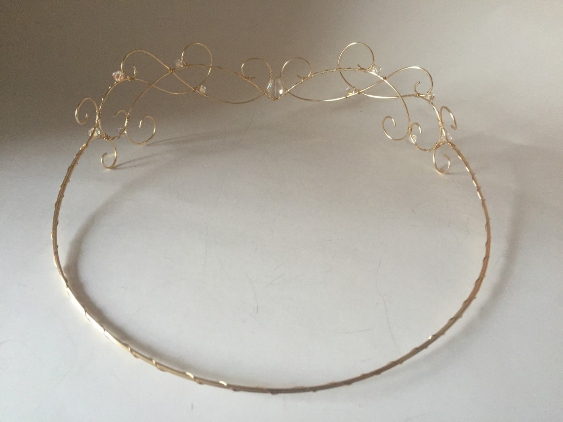 Elfin Circlet - Renaissance Medieval Crown - Princess Forehead Tiara ...