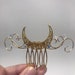 Moon Comb Crescent Hair Accessory Celestial Hair Piece - Etsy