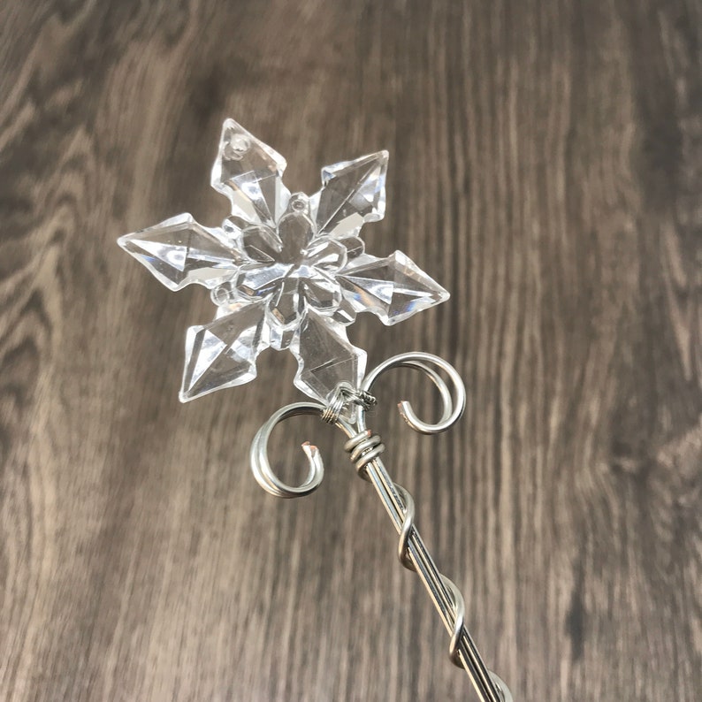 Snowflake Wand Ice Queen Sceptre Winter Princess Snow | Etsy