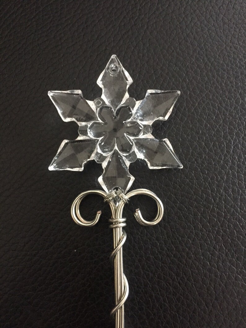 Snowflake Wand Ice Queen Sceptre Winter Princess Snow | Etsy