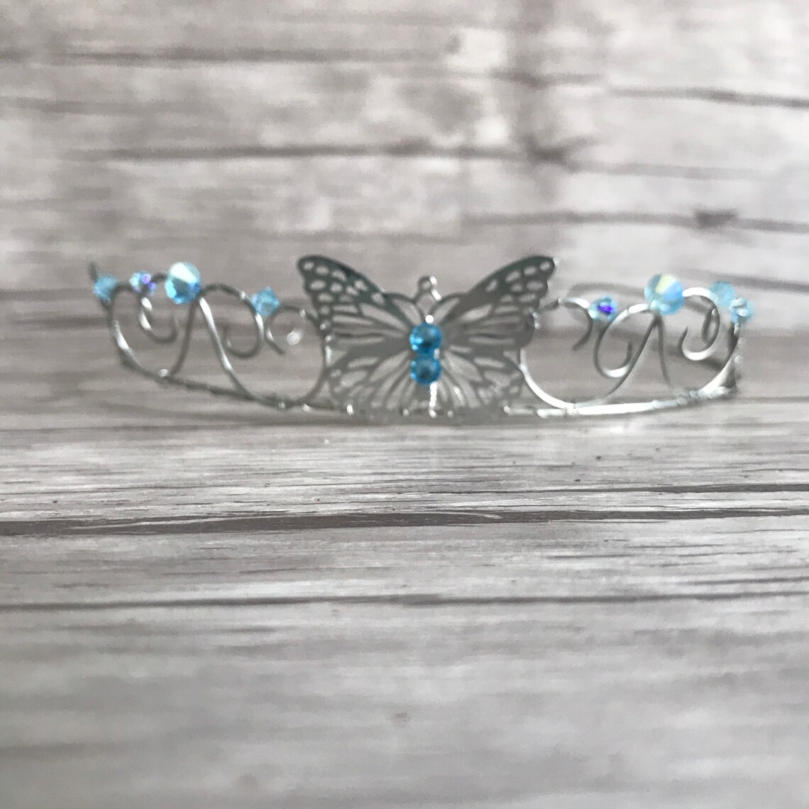 Butterfly Crown Princess Tiara Fairy Crown Flower Girl - Etsy