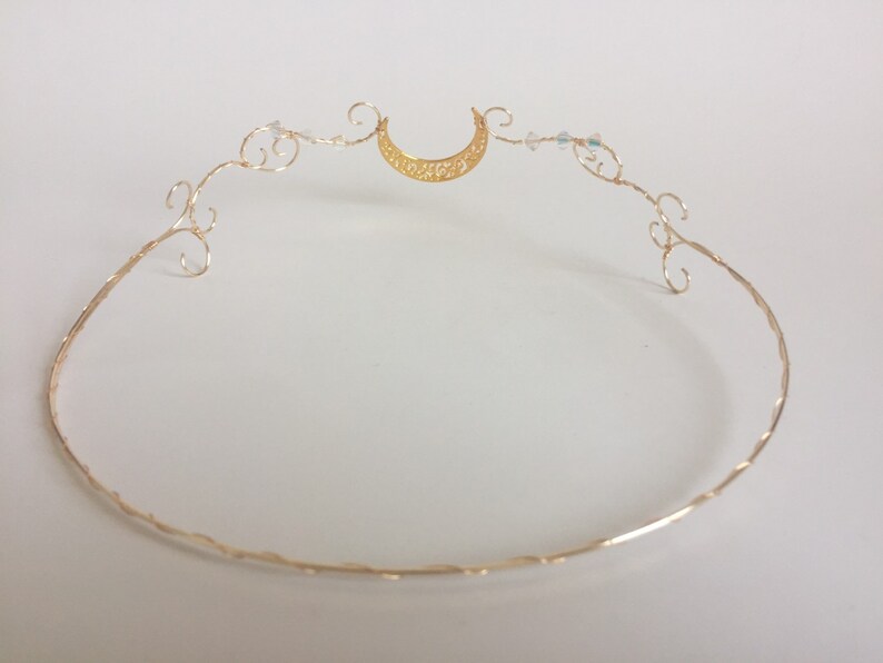 Moon Circlet Moon Princess Tiara Crescent Crown Moon Crown - Etsy Canada