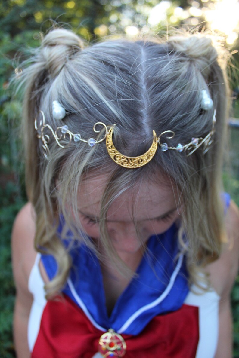 Moon Circlet Moon Princess Tiara Crescent Crown Moon Crown - Etsy Canada