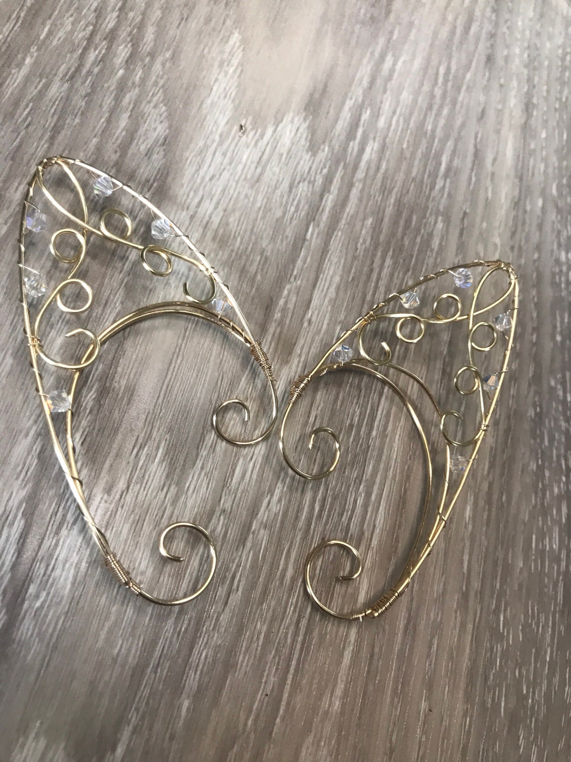 Elf Ear Cuffs | Wire Elf Ears | Handmade Fairy Earrings | Fantasy ...