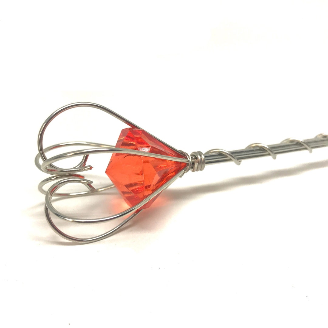 Red Jewel Queen Scepter - Fairy Wand - Princess Sceptre - Ruby - - Etsy