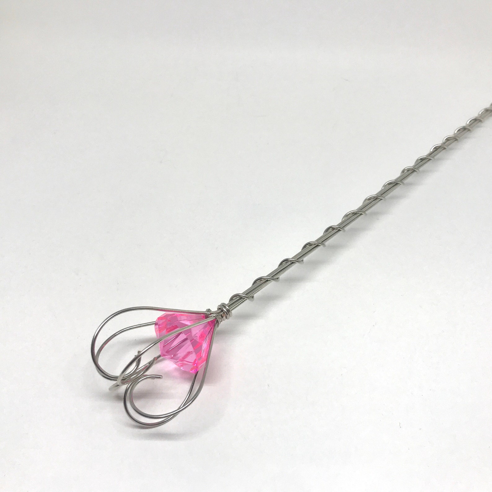 Fairy Wand Princess Scepter Bright Pink Jewel Scepter Gold | Etsy