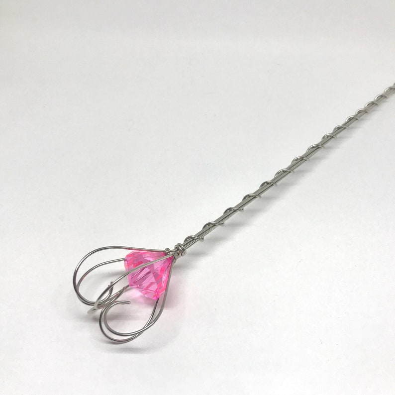 Fairy Wand Princess Scepter Bright Pink Jewel Scepter Gold - Etsy