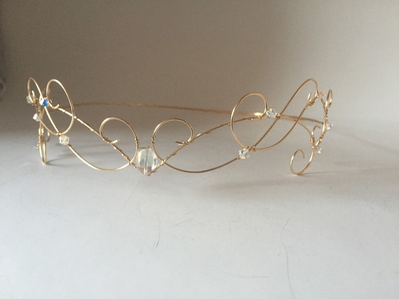 Elfin Circlet Renaissance Medieval Crown Princess Forehead | Etsy