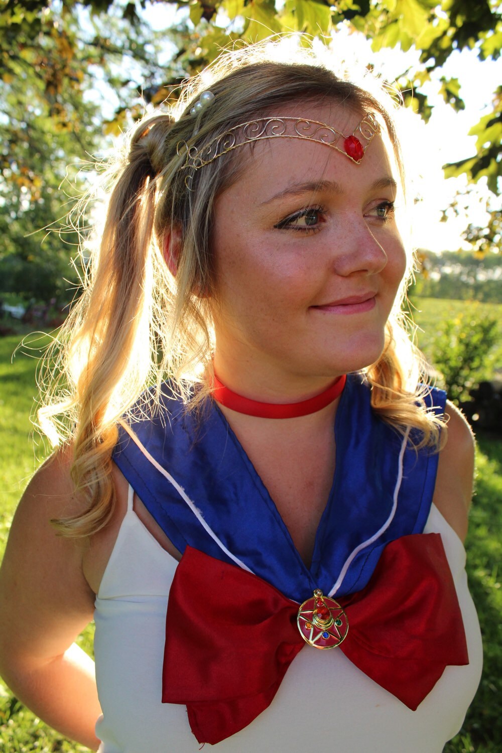 Red Crystal Forehead Tiara Ruby Jewel Circlet Elfin Crown - Etsy Canada