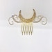 Moon Comb Crescent Hair Accessory Celestial Hair Piece - Etsy