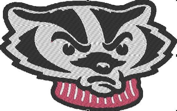 Bucky Badger Face Tattoos