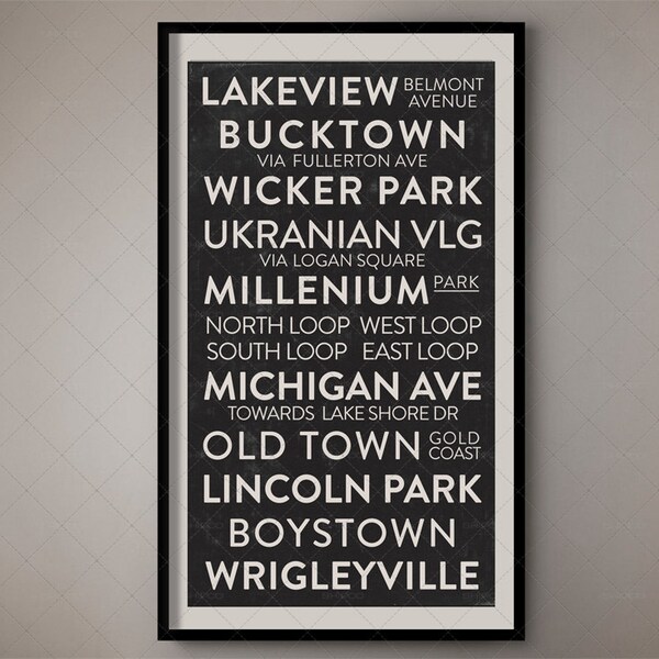 Chicago Transit Bus - Etsy