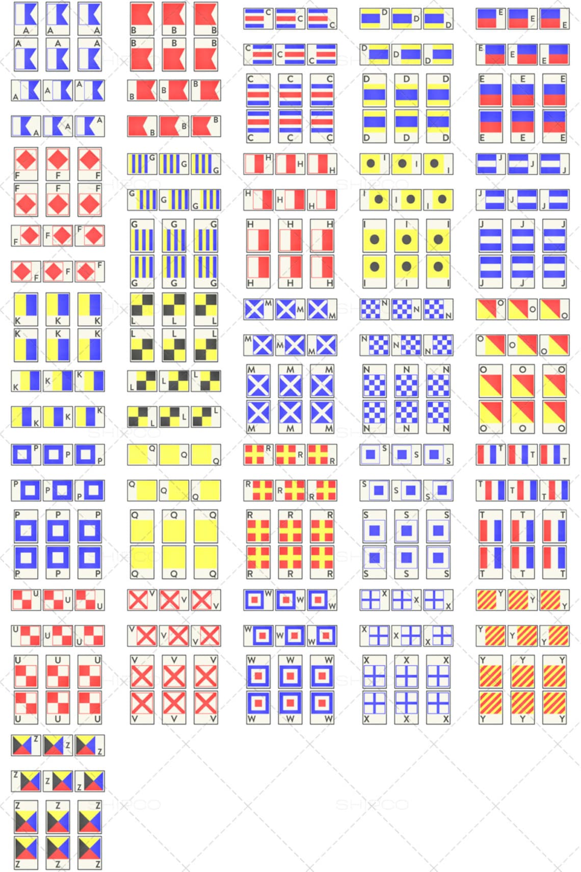 Nautical Flags Alphabet Letter M Naval Flags Naval Signal - Etsy