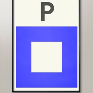 Nautical Fine Art Print Letter P Naval Flags Naval Signal - Etsy