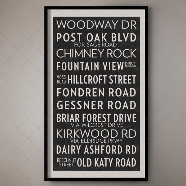 Typographic Print - Etsy