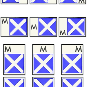 Nautical Flags Alphabet Letter M Naval Flags Naval Signal - Etsy