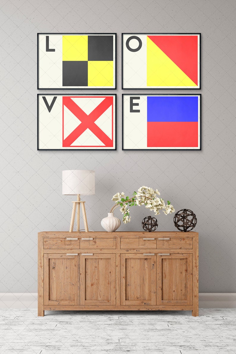 Nautical Fine Art Print Letter P Naval Flags Naval Signal - Etsy