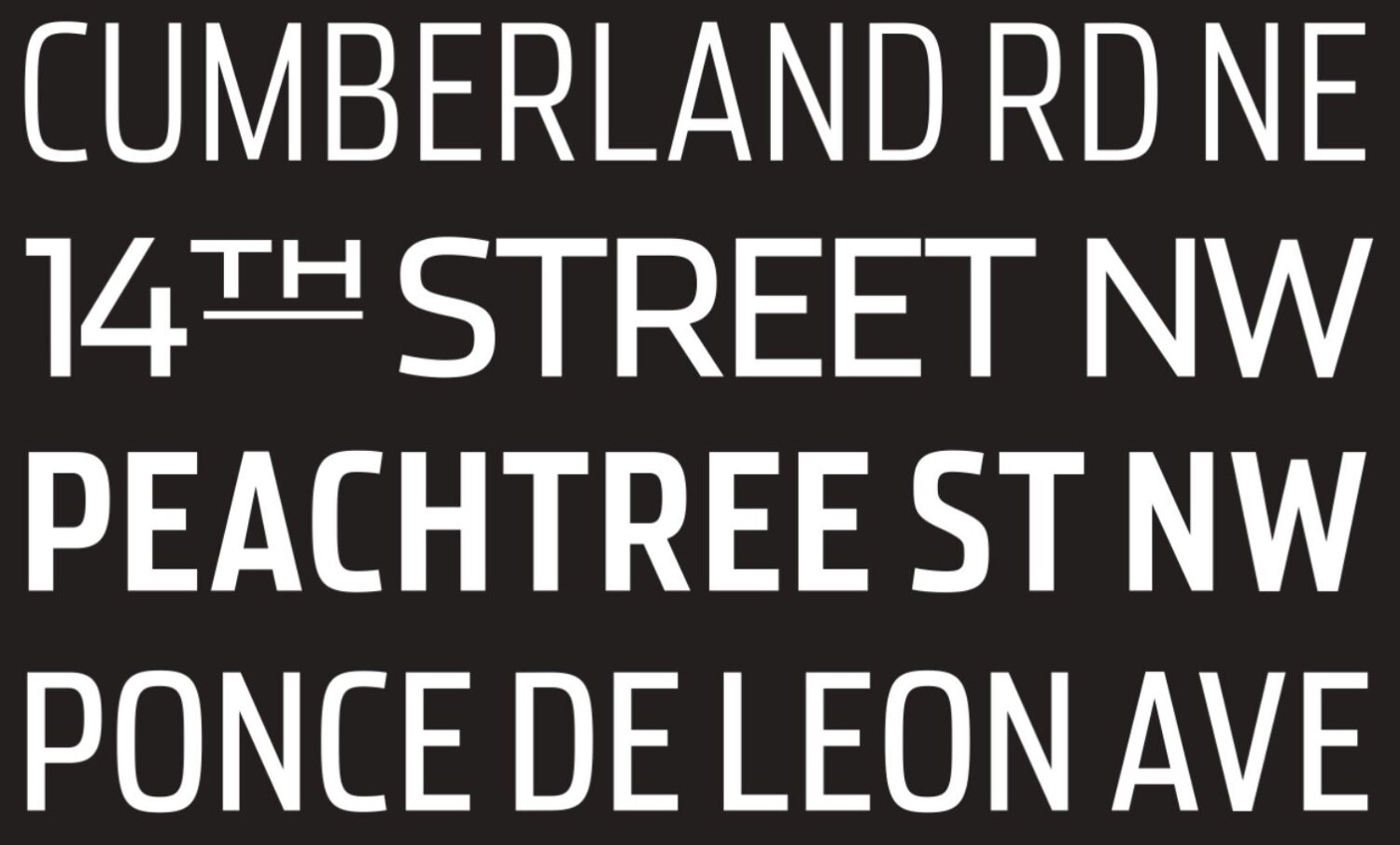 Atlanta Georgia Subway Sign Typography Print Bus Scroll / - Etsy