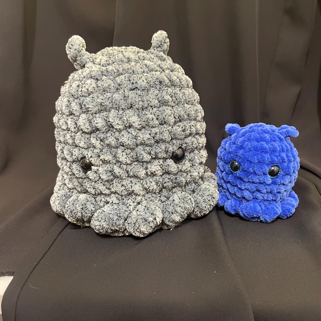 Crocheted Squish Plush,baby and Mom, Handmade, Nesting Plushie - Etsy