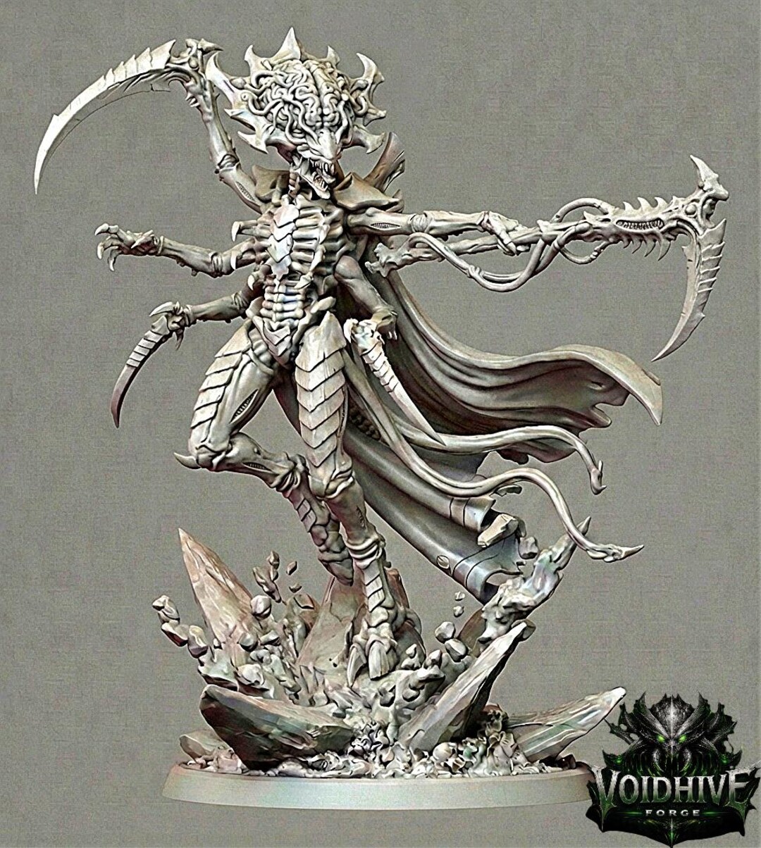 Venatrix Apex 150mm Resin Assassin Bioform Model – Sci-fi Display ...
