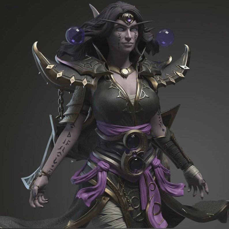 The Harbinger of the Void - Xal'atath 1/6 Scale 3D Print STL - Etsy