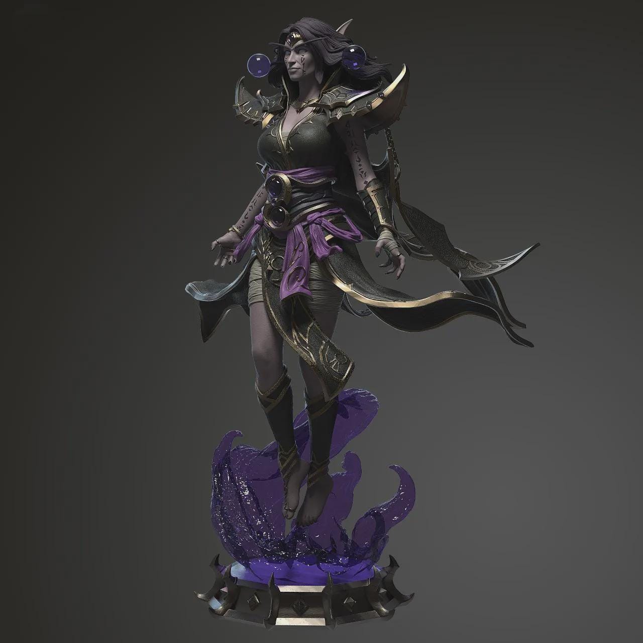 The Harbinger of the Void - Xal'atath 1/6 Scale 3D Print STL - Etsy